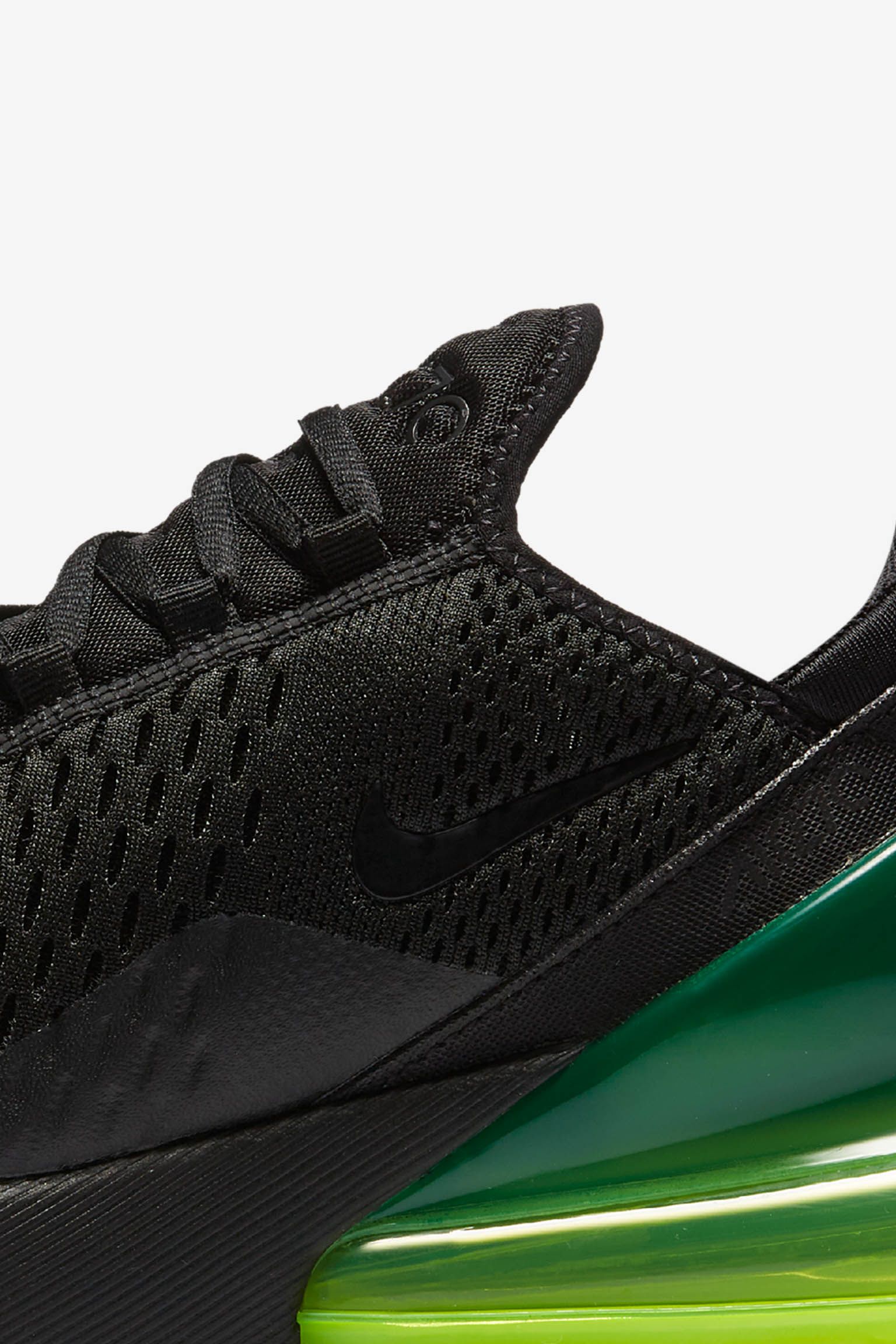 Nike Air Max 270 'Black & Volt' — releasedatum. Nike⁠+ Launch NL